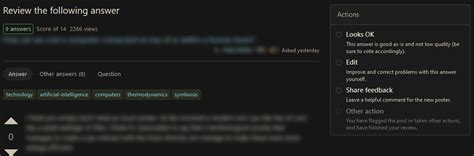 can we have a question s tags be displayed at the top in all review
