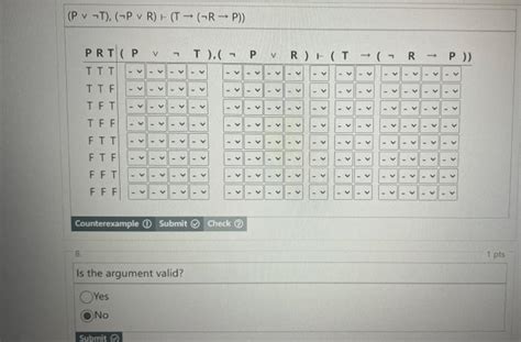 Is The Argument Valid Yes No Chegg Com