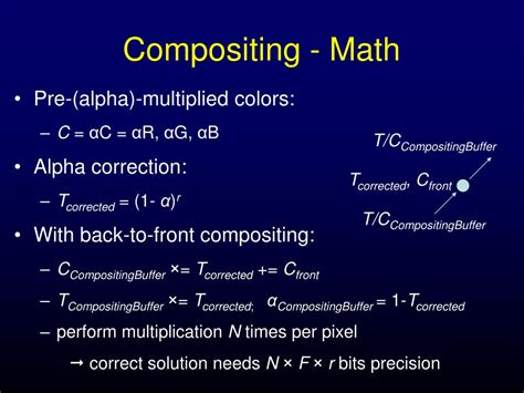 ppt numerical precision optimized volume rendering powerpoint