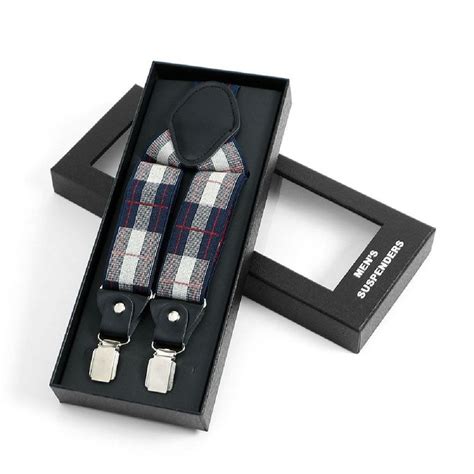 서스펜더 남자 정장 4클립 체크 캐주얼 멜빵 홈플러스 택배배송