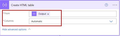 How To Create An Html Table From An Array In Power Automate Formatting Enjoy Sharepoint