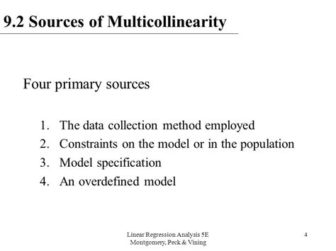 Chapter 9 Multicollinearity Ppt Video Online Download
