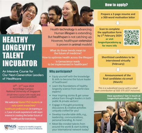 Hi Friends Welcome To Join The 2nd Healthy Longevity Talent Incubator You Will Have A Super