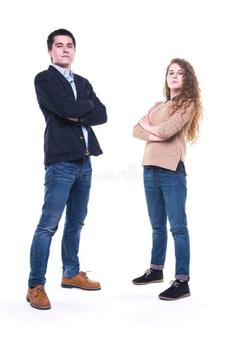 Hermano Y Hermana Aislados En Blanco Imagen De Archivo Imagen De Hombres Padre