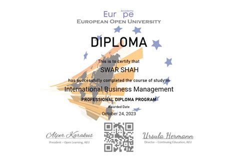 Internationalbusinessmanagent Swar Shah