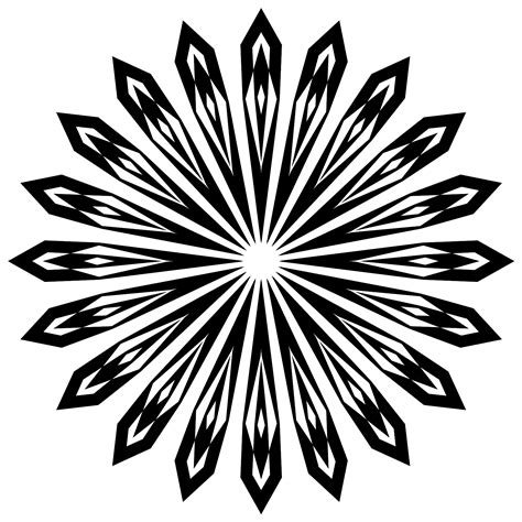 Download Geometric Flower Design Svg Freepngimg