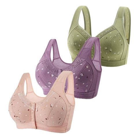 Daisy Bra For Seniors Front Closure Front Closure Comfortable Bra For