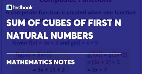 Sum Of N Natural Numbers And Their Cubes Booksfy