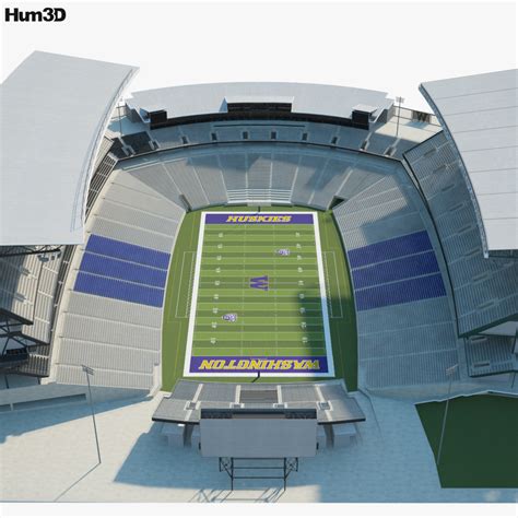 Estadio Husky Modelo 3d Descargar Estadio Deportivo On