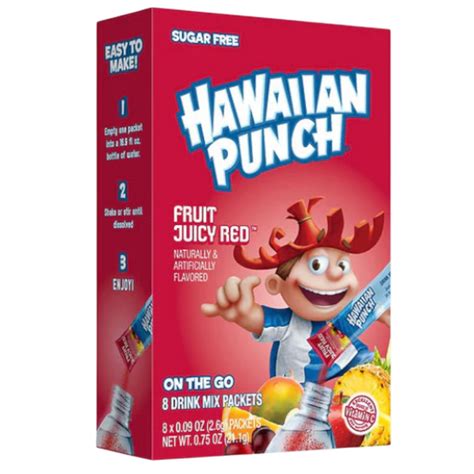 Hawaiian Punch Drink Mix Fruit Juicy Red House Of Syrup
