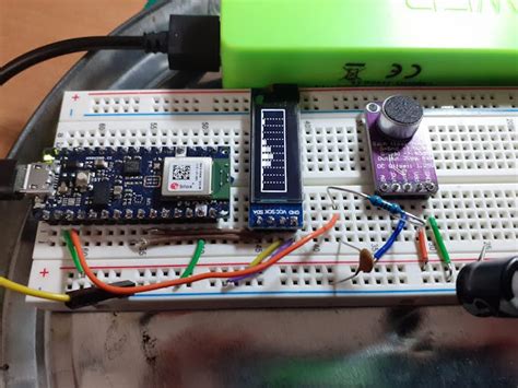 Sound Spectrum Visualizer With Arduino Nano 33 Ble Arduino Project Hub