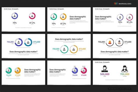 Demographic Data PowerPoint Template PowerPoint Slide Master Templates Infographics