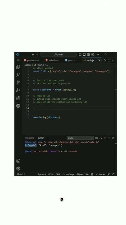 javascript slice method 🤯🤠 shortsfeed viralvideos js ytshorts