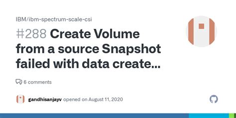 Create Volume From A Source Snapshot Failed With Data Created With Populatefs Issue Ibm