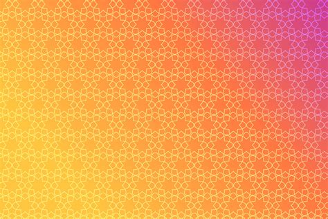 Pattern With Geometric Elements In Yellow Pink Tones Abstract Gradient Background 17632253