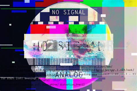 Gradient Background With Glitch Effect Universal Pattern By Vanzyst