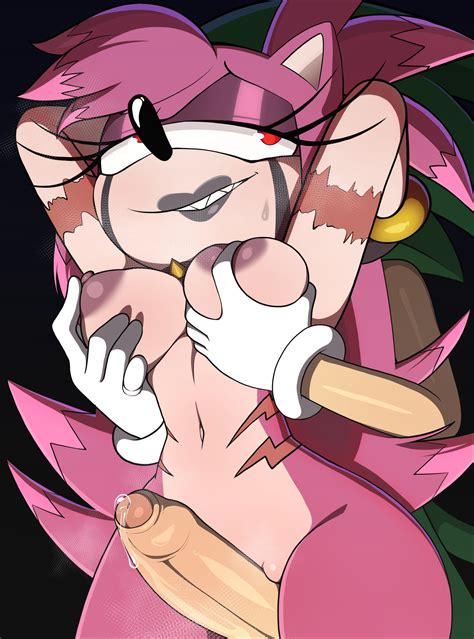 Rule 34 1boy 1girls Amy Rose Breasts Breasts Female Lovesick Amy Male