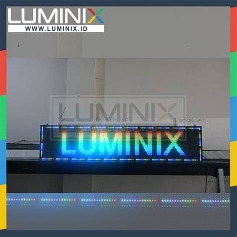 Jual Running Text P10 Rgb Full Color 36x165cm Wifi Outdoor Shopee