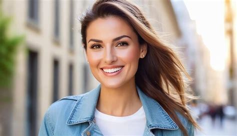 Premium Photo Adult Pretty Woman Happy Expression Outdoors In A City Premium Photo Adult Pretty Woman Happy Expression Outdoors In A City