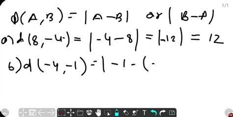 Solved On The Real Number Line Below With Coordinates As Labeled An