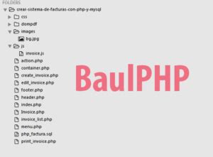 Sistema Factura Con PHP Y MySQL Ejemplo Completo BaulPHP