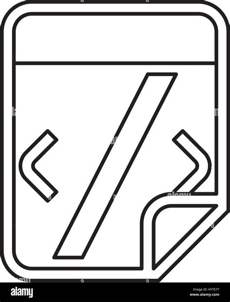 html programming code icon vector illustration graphic design stock
