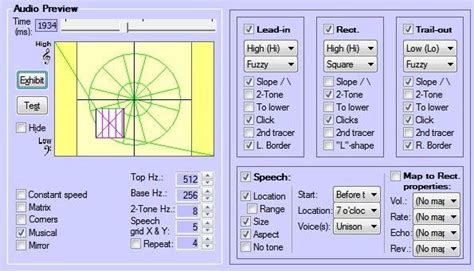 User Interface For Experimental Audio Previews Download Scientific Diagram