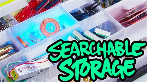 My Storage Has A Search Bar Gridfinity 8552 Leds Litfinity Youtube