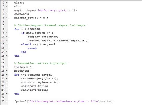Bir sayıyının rakamlarını toplama Python YazBel forumu