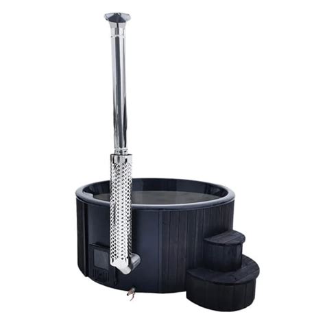 Saunalife S4b Wood Fired Hot Tub 6 Person Outdoor Luxury