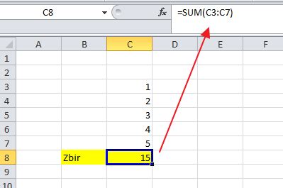 Funkcije SUM SUMIF I SUMIFS U Excelu