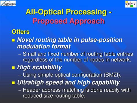 Ppt All Optical Header Processing In Optical Packet Switched Networks