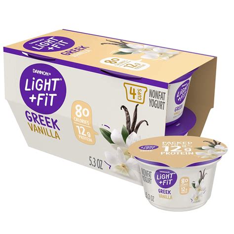 Dannon Light And Fit Vanilla Yogurt A Planet Fitness