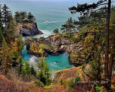 Natural Bridges Cove Oregon H Etsy