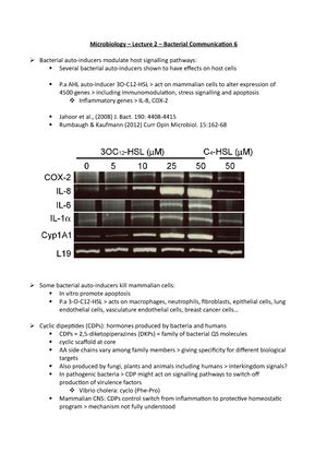 Microbiology Lecture Bacterial Communication Microbiology Lecture Bacterial