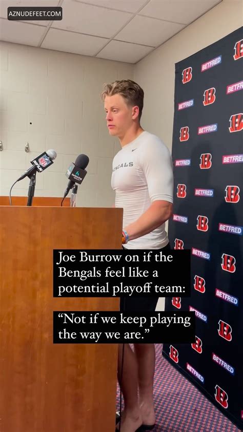 JOE BURROW Feet AZNudeFeet Men