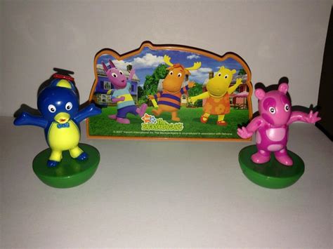 Backyardigans Decopac Cake Topper Set 16504 Pablo And Uniqua Retired Set