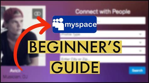 How To Use Myspace For Beginners 2023 Myspace Tutorials Youtube