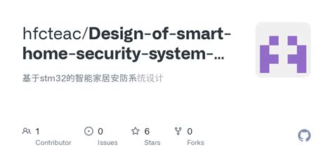 Design Of Smart Home Security System Based On Stm32readmemd At Main