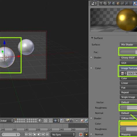sm surface mix shader fac 0 3 shader top glossy bsdf color