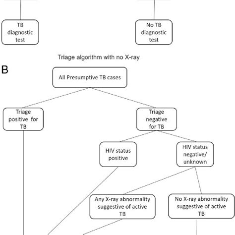Alternative Presumptive Tb Algorithms For Triage And X Ray Prior To Tb Download Scientific