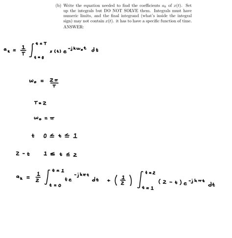Solved 2 Consider The Triangular Wave X T Shown In Figure