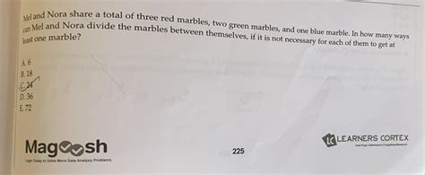 Counting Problem Source Magoosh Quintessence Book Pg 225 R Gre