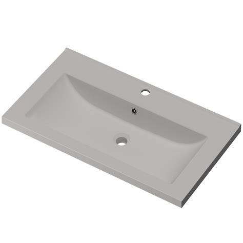 ᐉ Раковина врезная Amidicon Cosmo 80 из литого камня глянцевая 800х450 ...