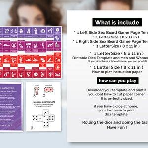 Printable Fantasy Sex Game For Adults Sexy Christmas Gift For Her Or Him Naughty Game For
