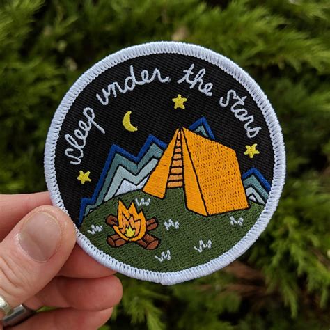 Camp Patch Etsy