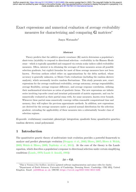 Pdf Exact Expressions And Numerical Evaluation Of Average