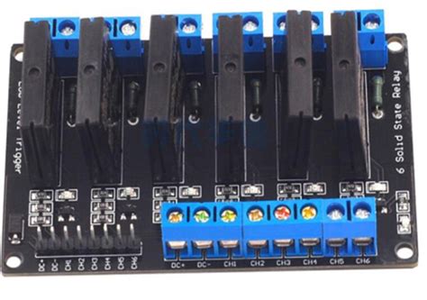 V Channel SSR Solid State Relay High Level Trigger With Fuse Stable V A US