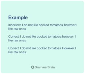 Understanding A Comma Splice Examples And How To Fix Them GrammarBrain