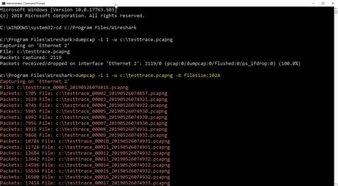 how to use dumpcap natively on your computer cellstream inc